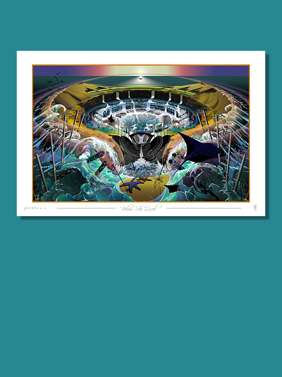 BELOW SKI LEVEL • Premium Photo Poster Print